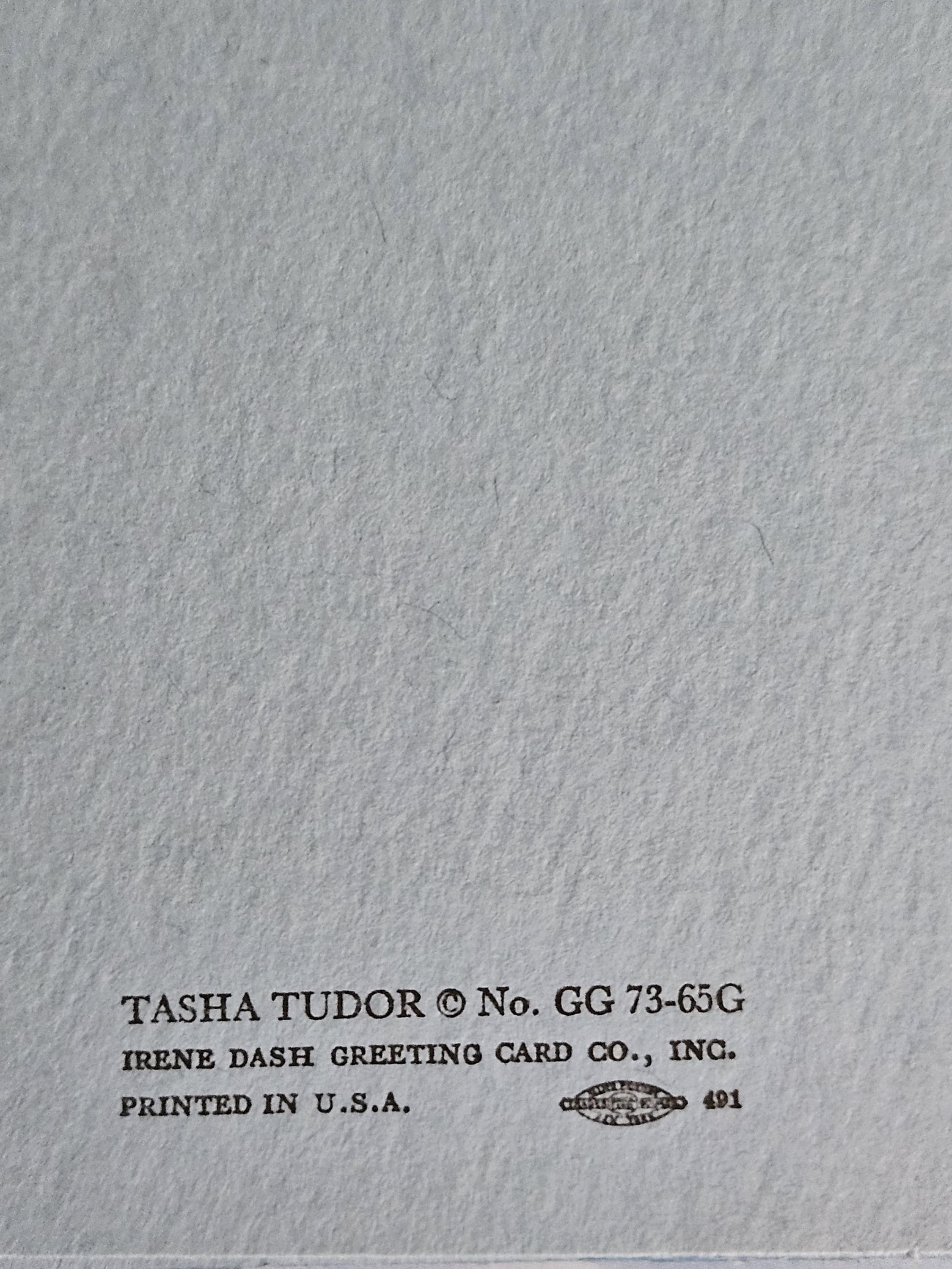 Beautiful Vintage Tasha Tudor Christmas Card W/ Envelope. - Etsy