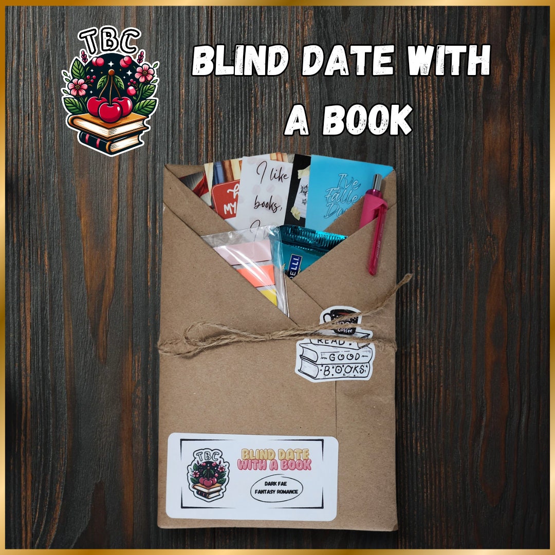 Blind Date W/ A Book With 5 Custom Made Bookmarks Perfect Gift - Etsy