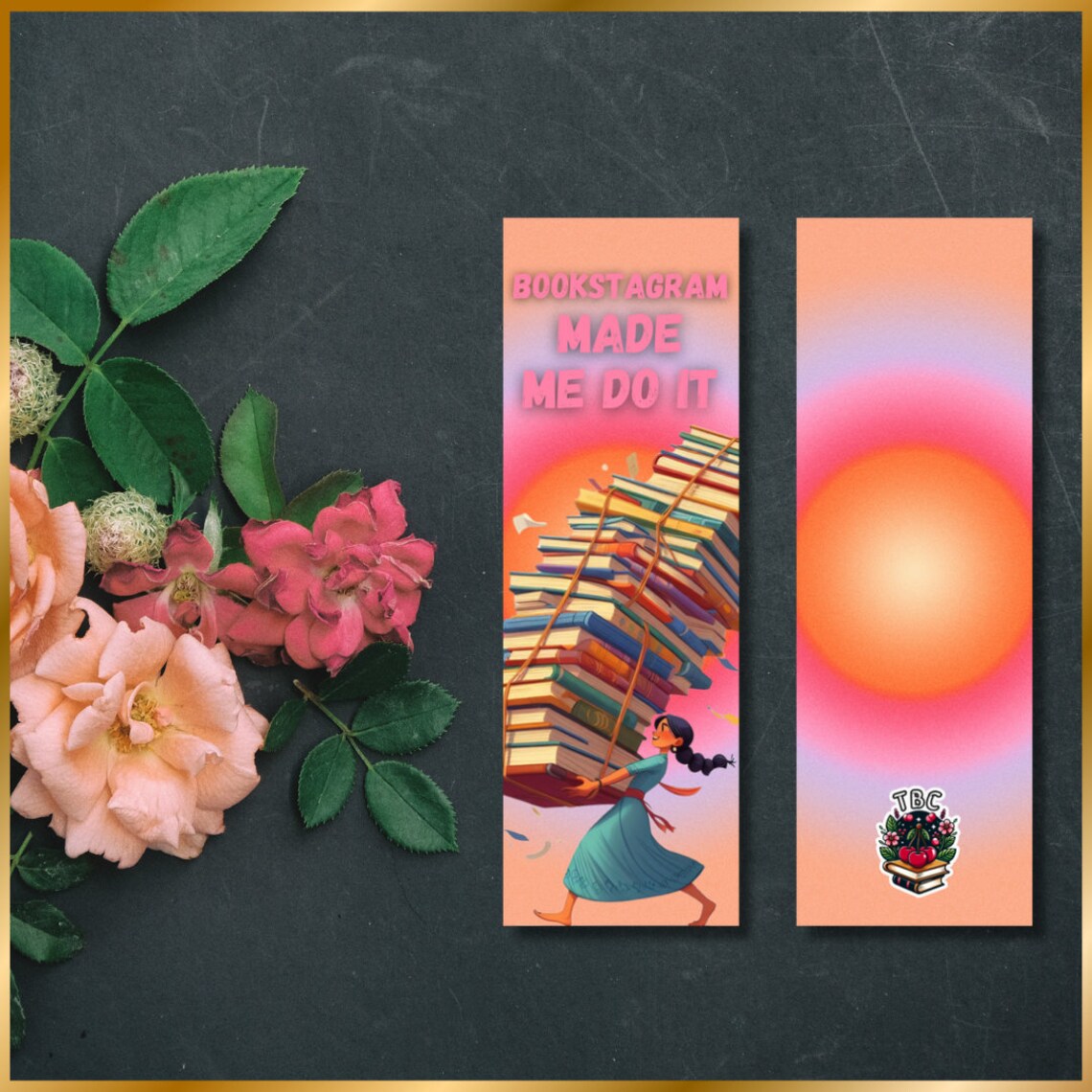 Booktok/bookstagram Made Me Bookmark, Handmade Book Gifts, Unique ...