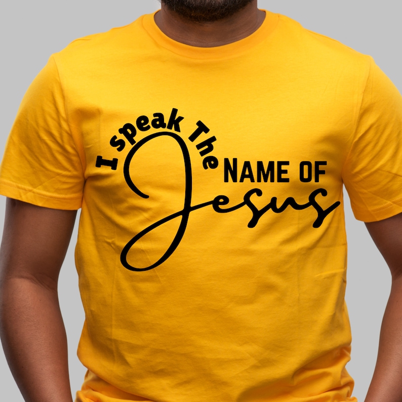 I Speak the Name of Jesus SVG, Religious Quote Svg, Easter Svg, Cricut ...