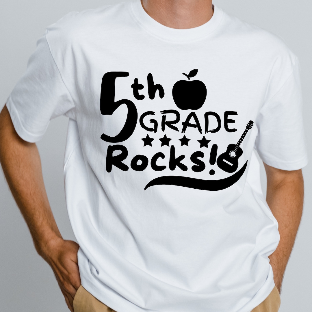 Hello 5th Grade SVG , Fifth Grade Rocks Svg, Fifth Grade Life Svg, Kids ...
