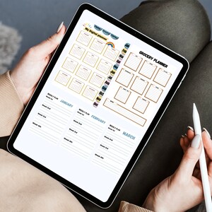 Yearly Digital Planner, Yearly Planner Goodnotes Template, Yearly ...