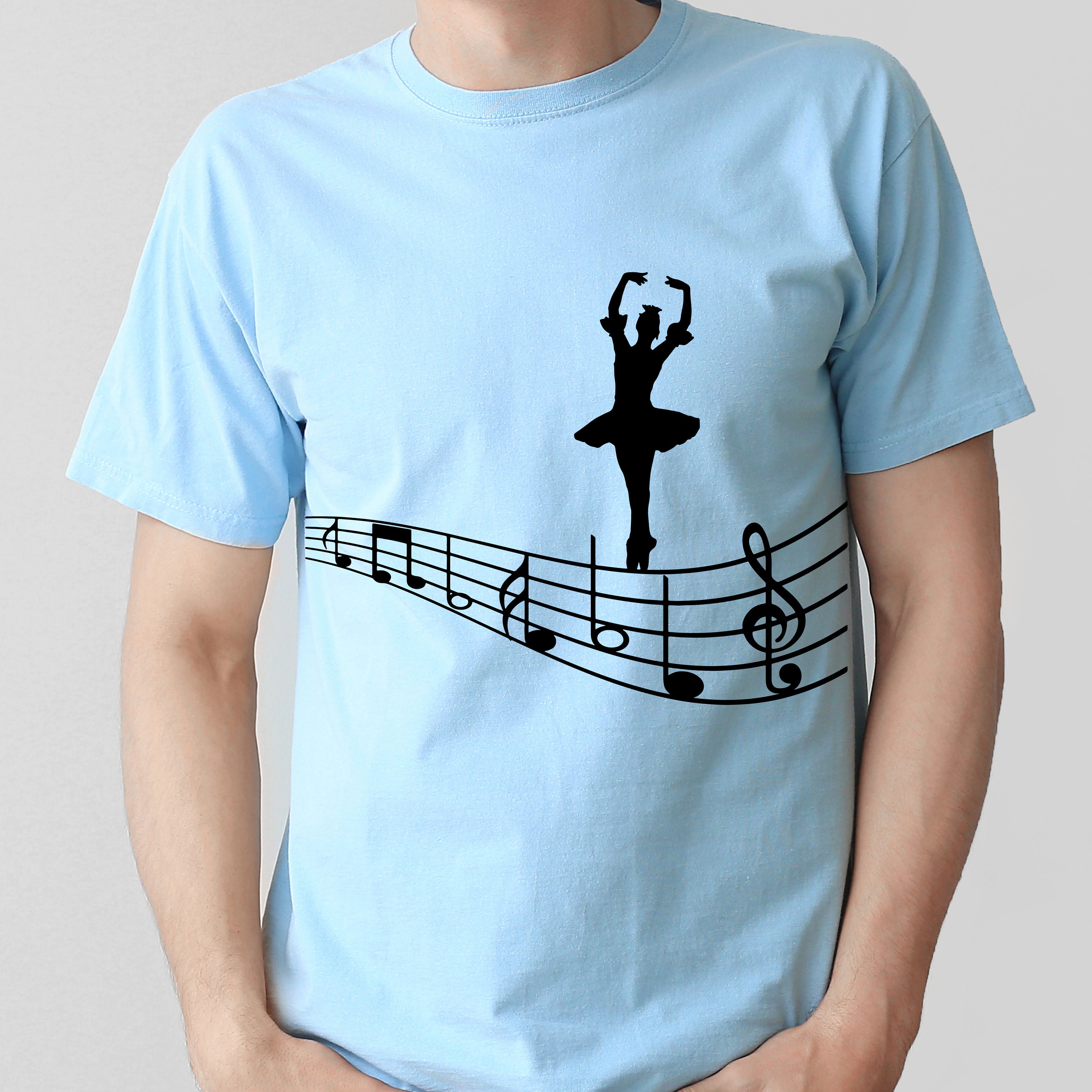 Music Notes and Ballet Dancing SVG, Music Notes Cut Files for Cricut ...