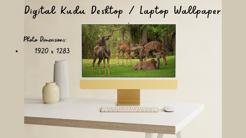 Digital Kudu Desktop / Laptop Wallpaper - Etsy