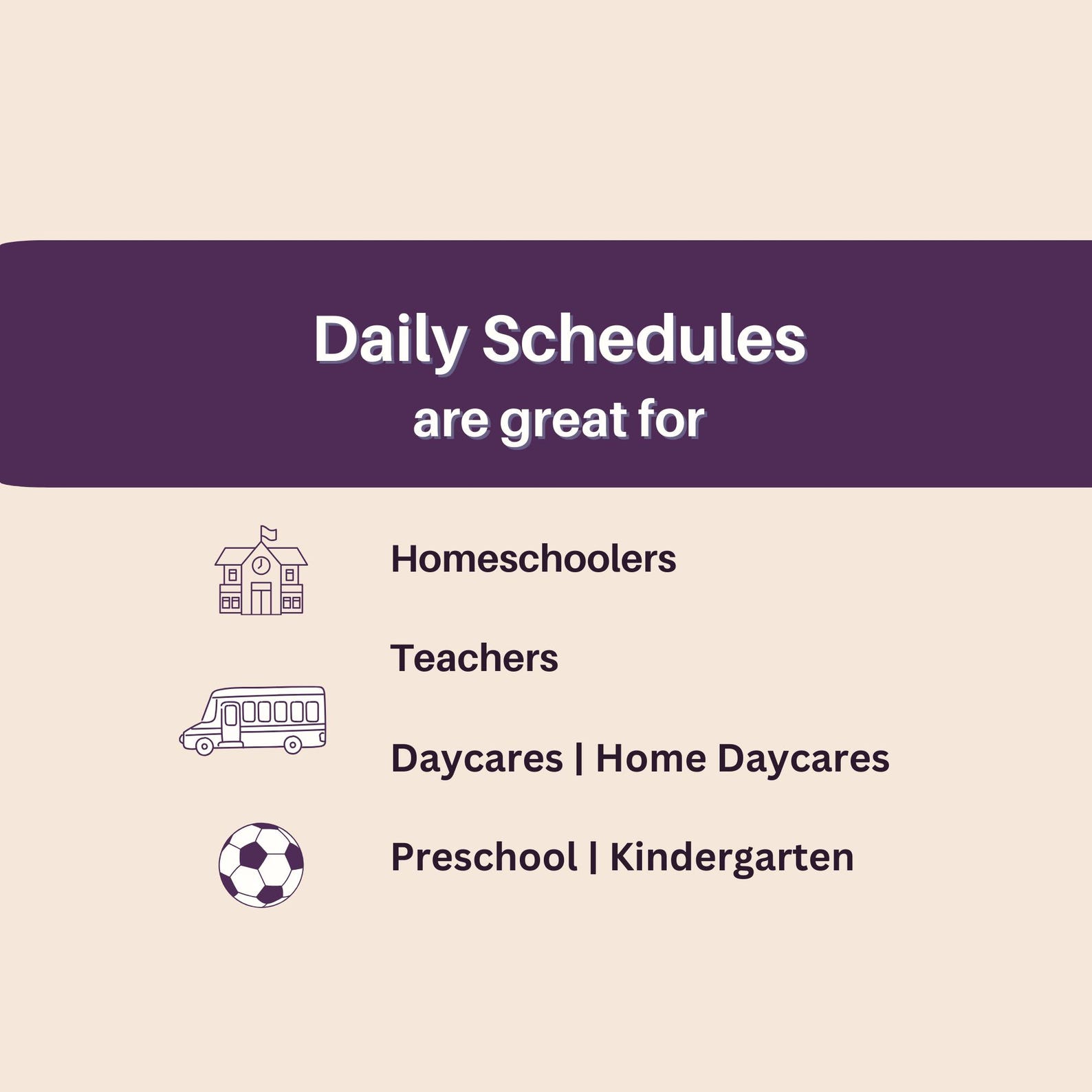 Daycare Schedule, Classroom Schedule Editable, Daycare Schedule ...