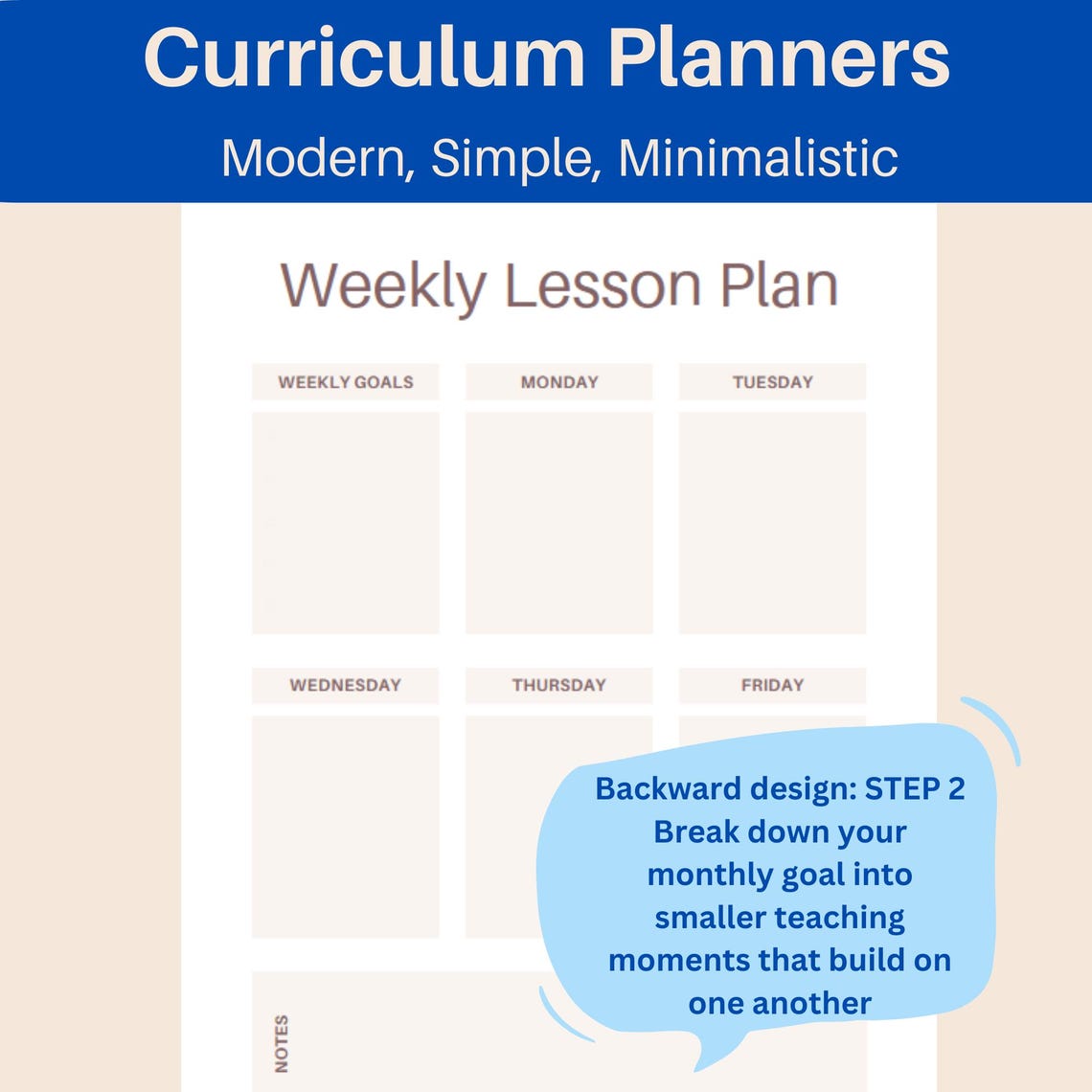 Lesson Planners for Teachers, Fillable Lesson Plan Organizers for ...