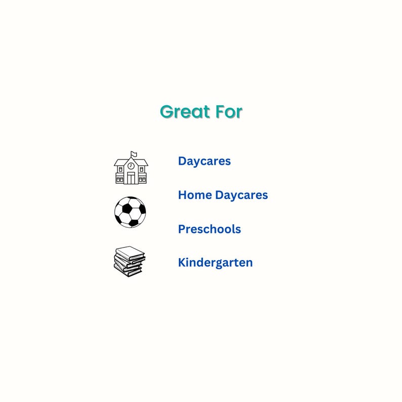 Daycare Forms Starter Kit: 60+ Editable Templates (PDF, Canva) - Etsy