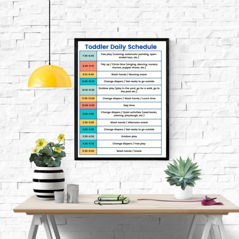 Daycare Schedule, Classroom Schedule Editable, Daycare Schedule ...