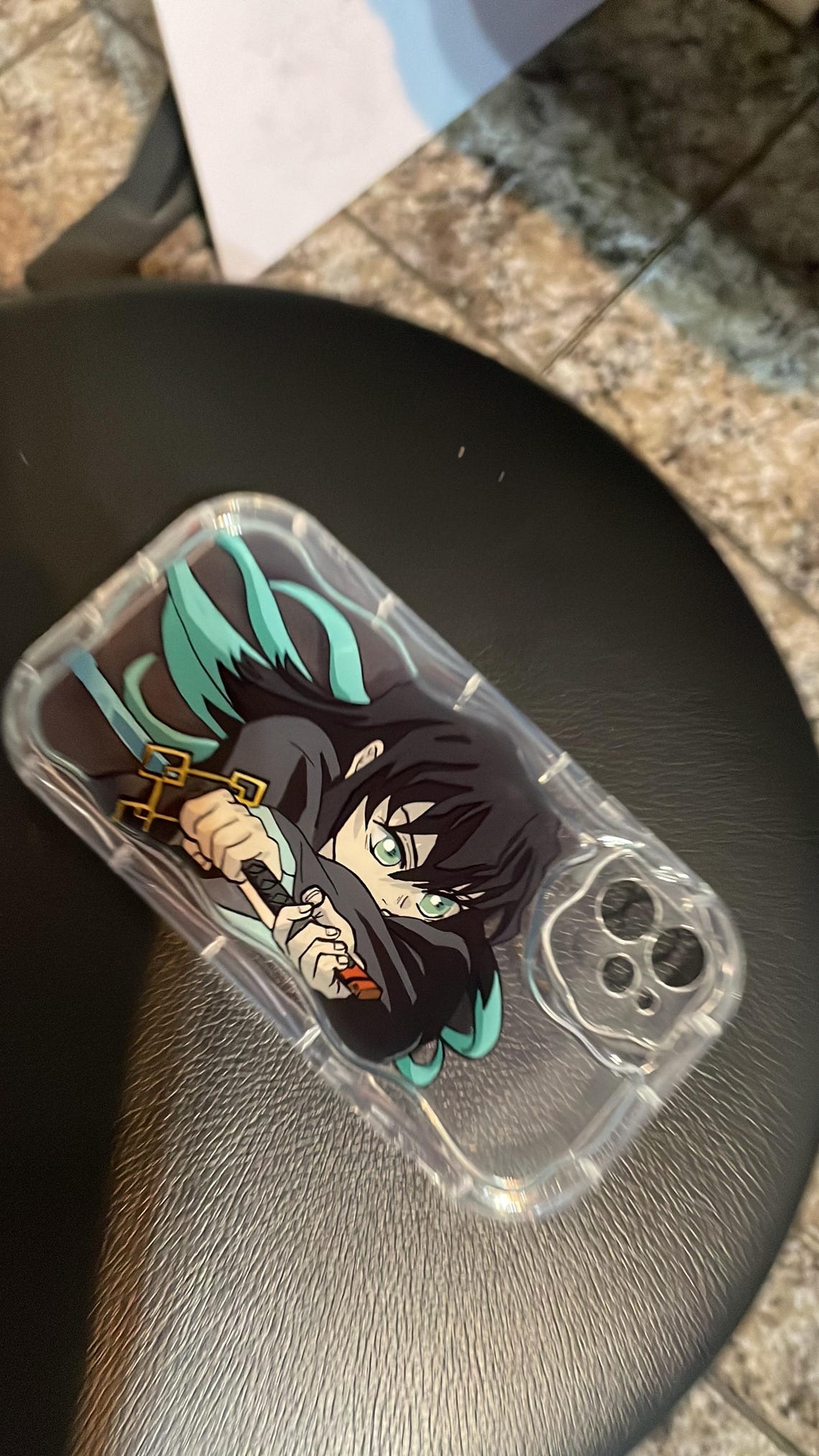 Handmade Muichiro Tokito Phone Case Acrylic Painted | iPhone Compatible ...