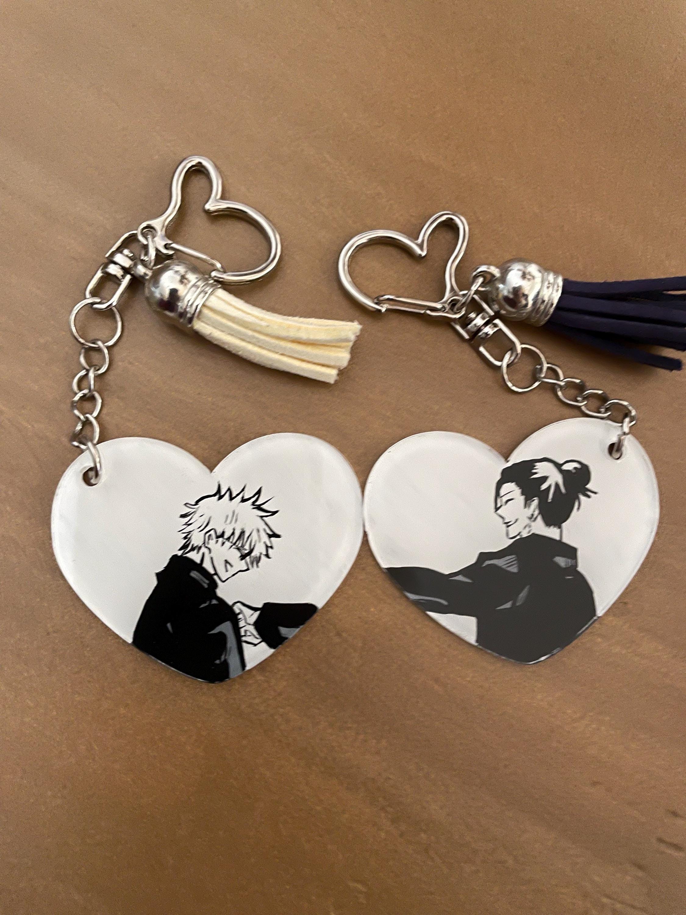 Handmade Gojo and Geto Keychains | Acrylic Painted | Jujutsu Kaisen ...