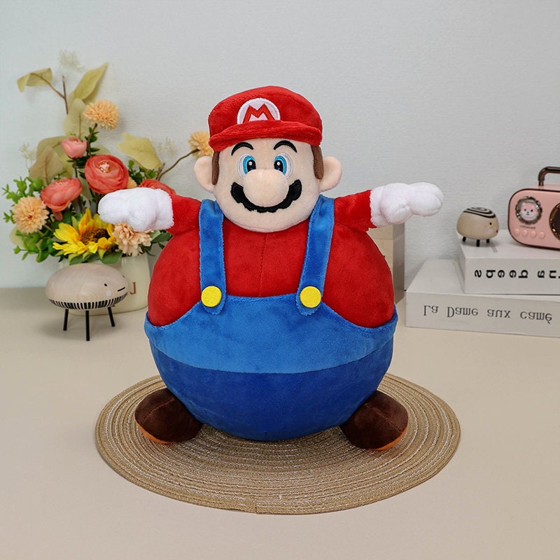 Fat Mario and Luigi Plush Toy - Etsy UK