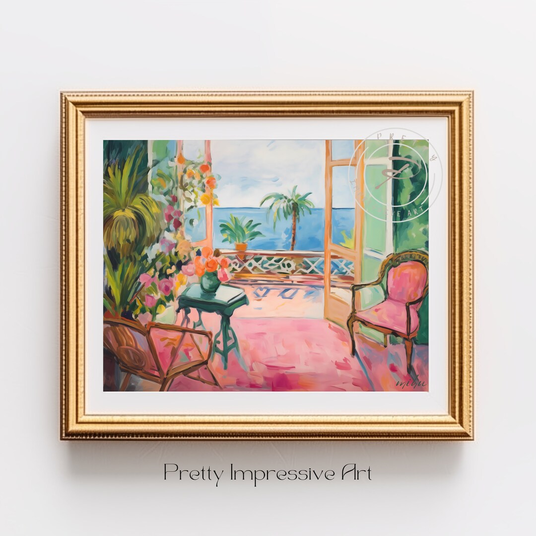 Matisse Poster, Mediterranean Art Print, Print Matise, Matisse ...