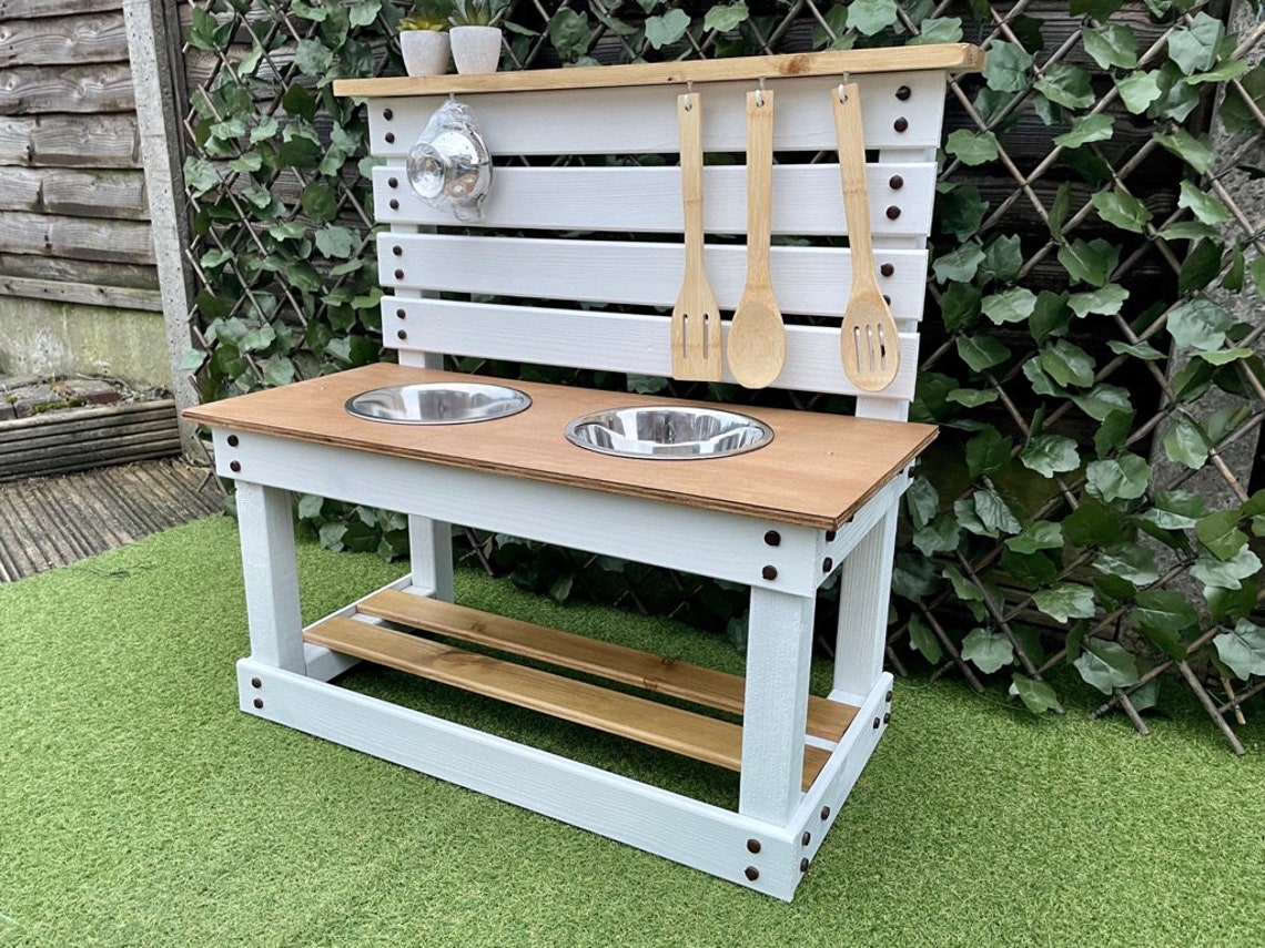 Handmade Wooden Mud Kitchens Small Outdoor Play Kitchen for Kids ...