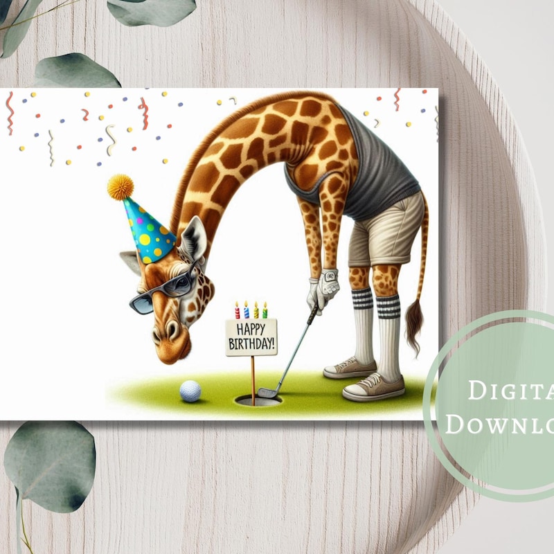 Funny Giraffe - Etsy