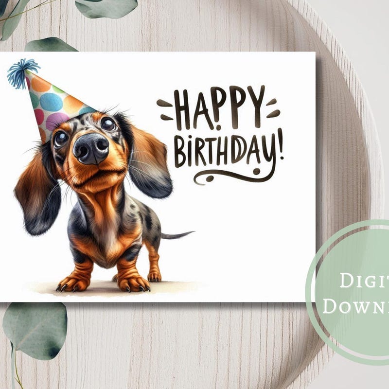 Dachshund Birthday - Etsy