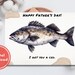 Funny Cod Fathers Day Card Printable Digital Download Greeting Gift for ...