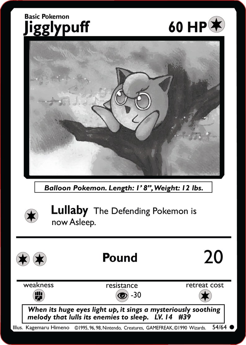 Digital SVG Pokemon Card Files - Etsy