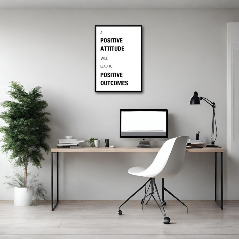 Positive Attitude Workplace Team Building Printable Poster. High ... Positive Attitude Workplace Team Building Printable Poster. High ...