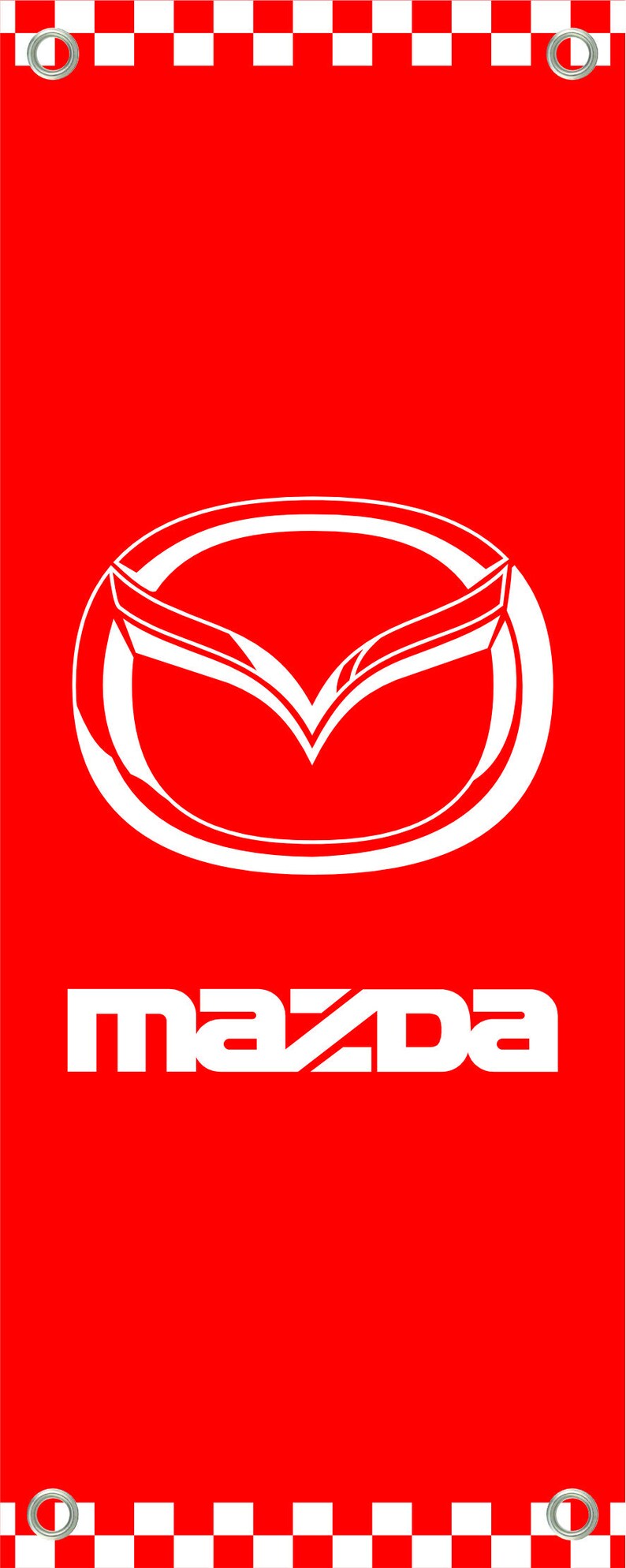Mazda Logo Banner Vinyl, Garage Sign,office or Showroom, Flag, Racing ...