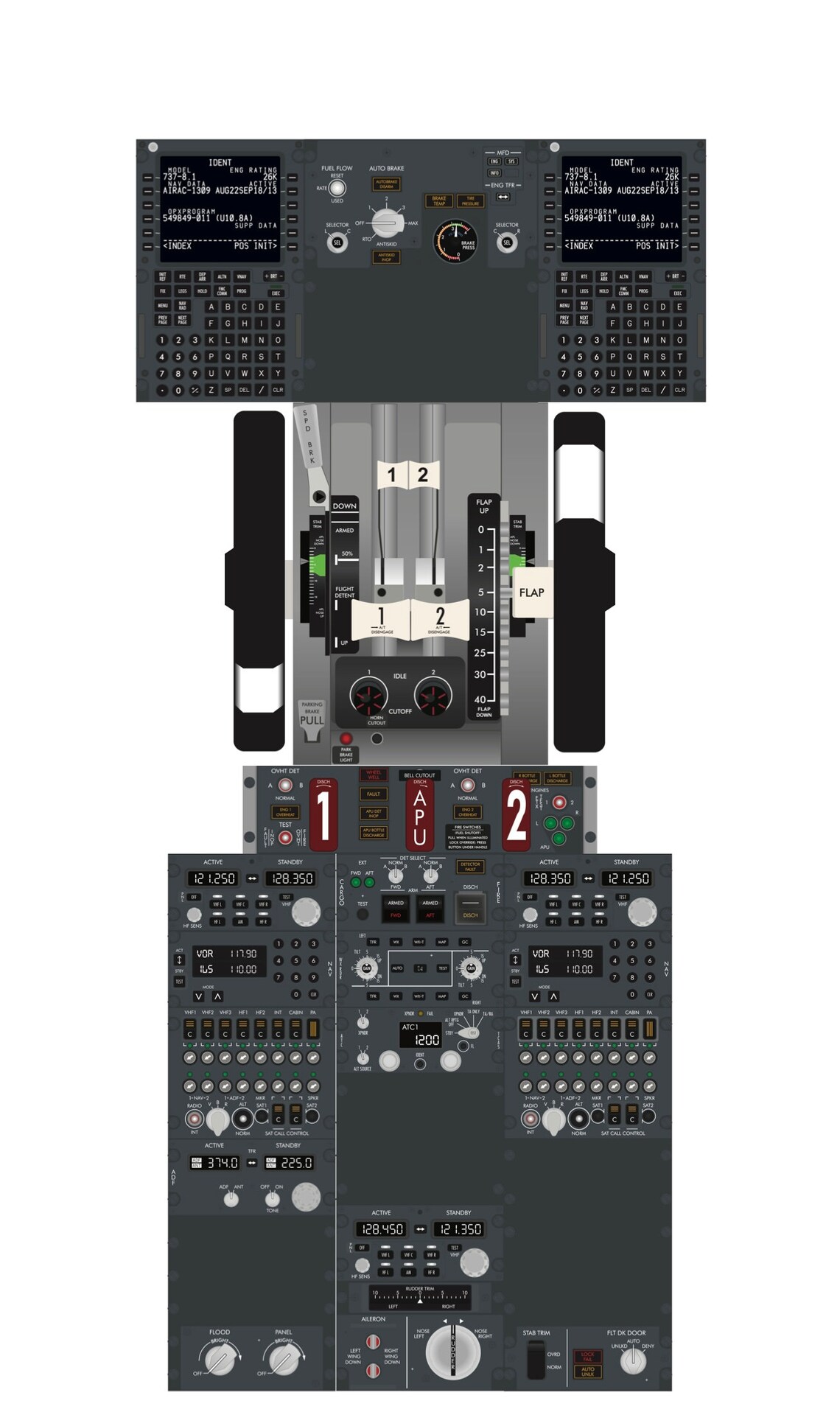 737 Max Cockpit Posters - Training Aid - Etsy