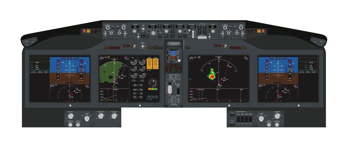 737 Max Cockpit Posters - Training Aid - Etsy