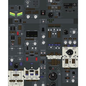 737 Max Cockpit Posters - Training Aid - Etsy