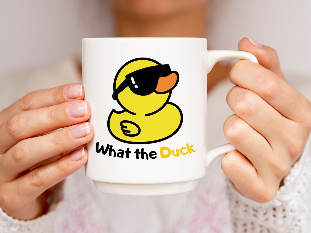 What the Duck Mug Cute Duck Mug for Duck Lover Birthday Gift Funny Duck ...