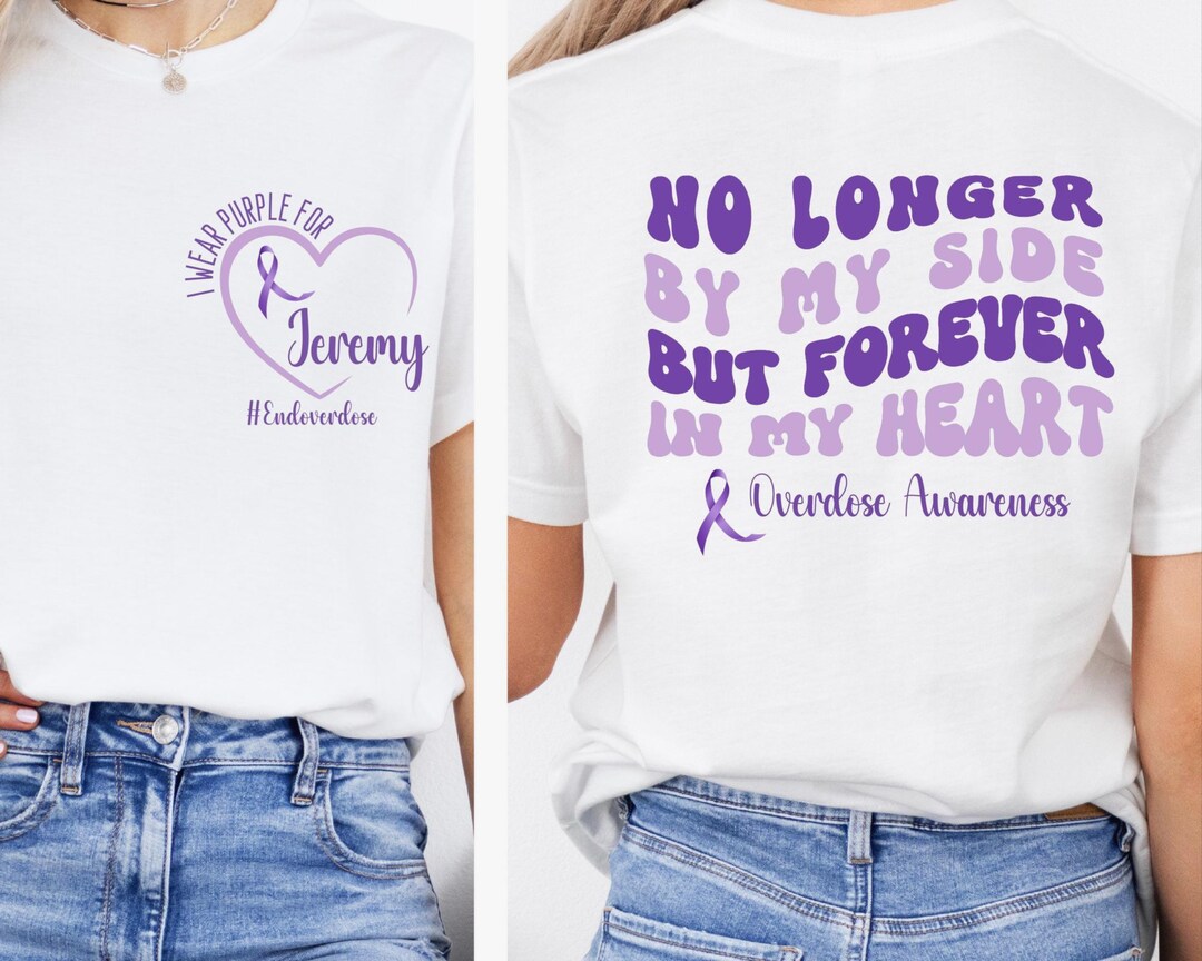 Personalized Overdose Awareness Shirt, Custom Awareness Shirt, Family ...