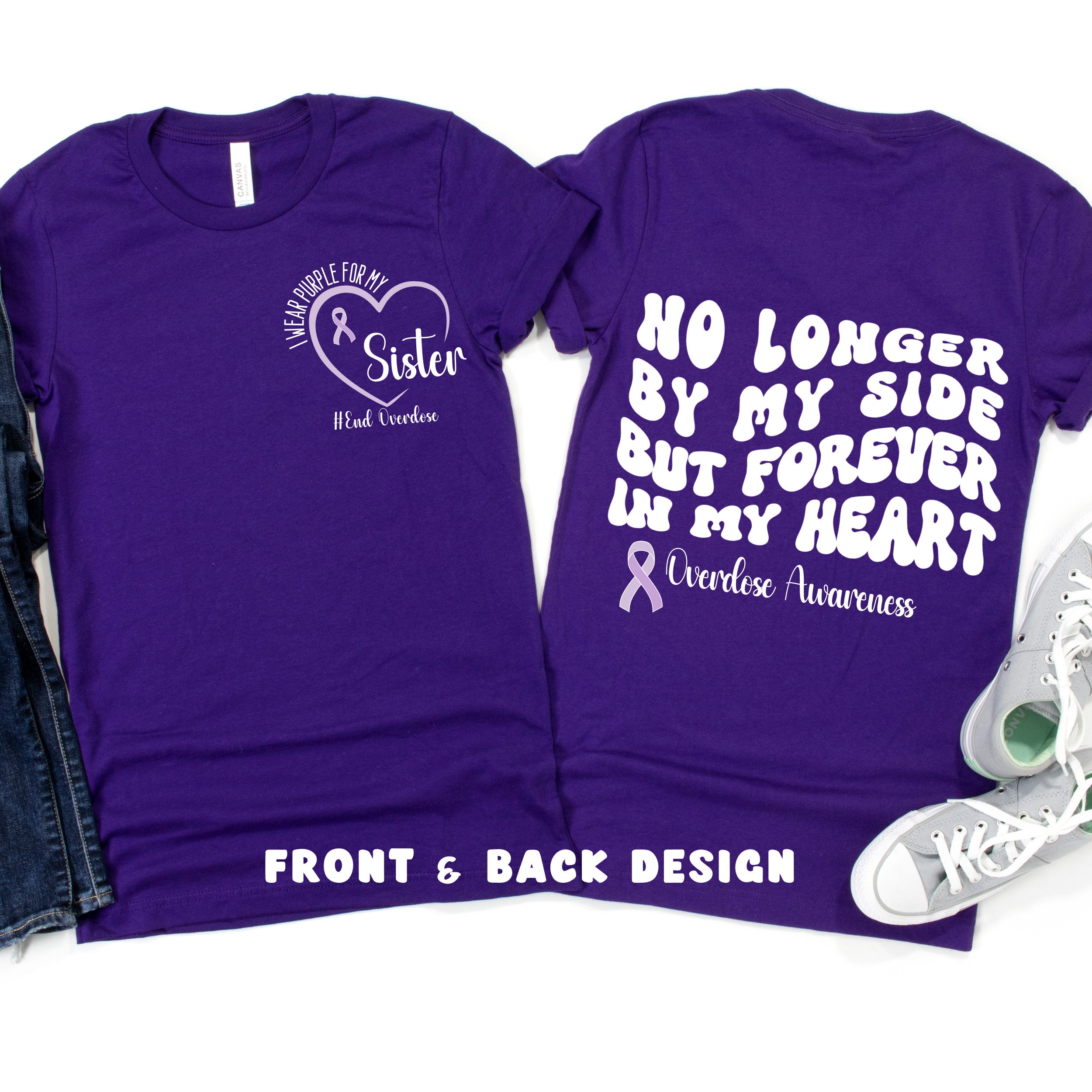 Personalized Overdose Awareness Shirt, Custom Awareness Shirt, Family ...