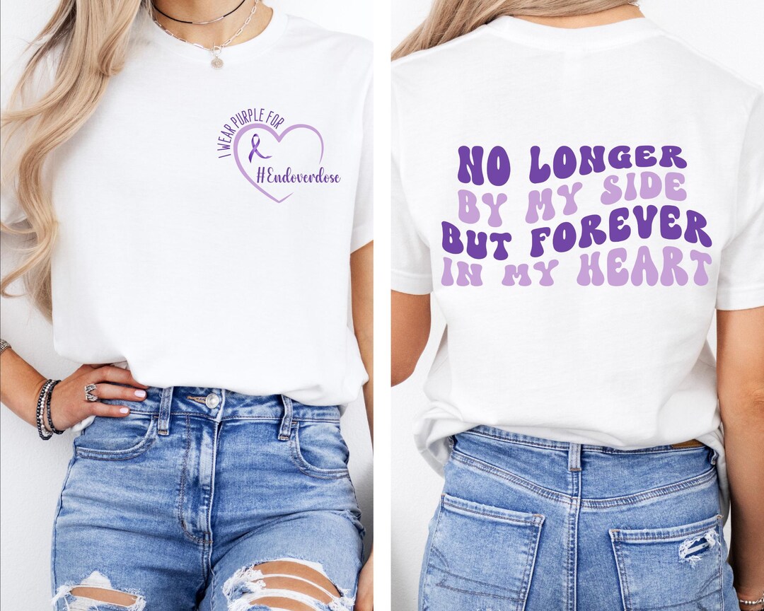 Overdose Awareness Svg Png, Purple Ribbon Overdose Awareness, Addiction ...