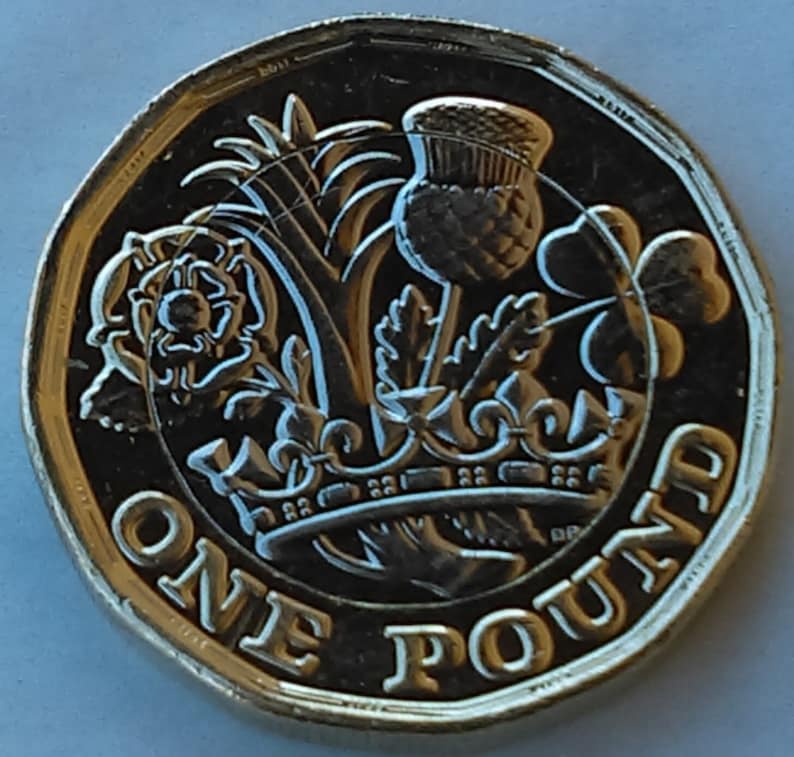 United Kingdom Queen Elizabeth II 1 Pound 2017 - Etsy