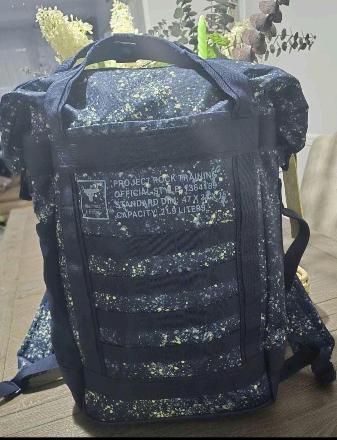 NEW Unisex Under Armour Project Rock Box Duffel MOLLE Backpack Bag ...