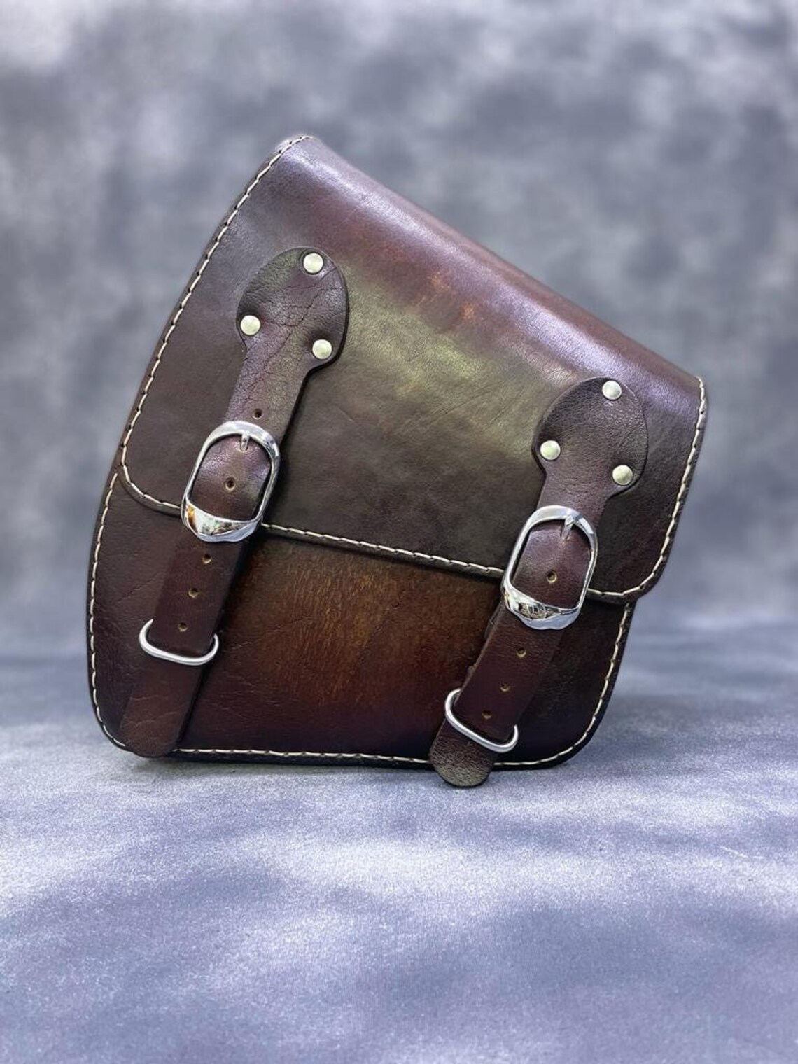 Handmade Motorcycle Bag Genuine Leather Bag Motor Bag Vegetal Leather ...