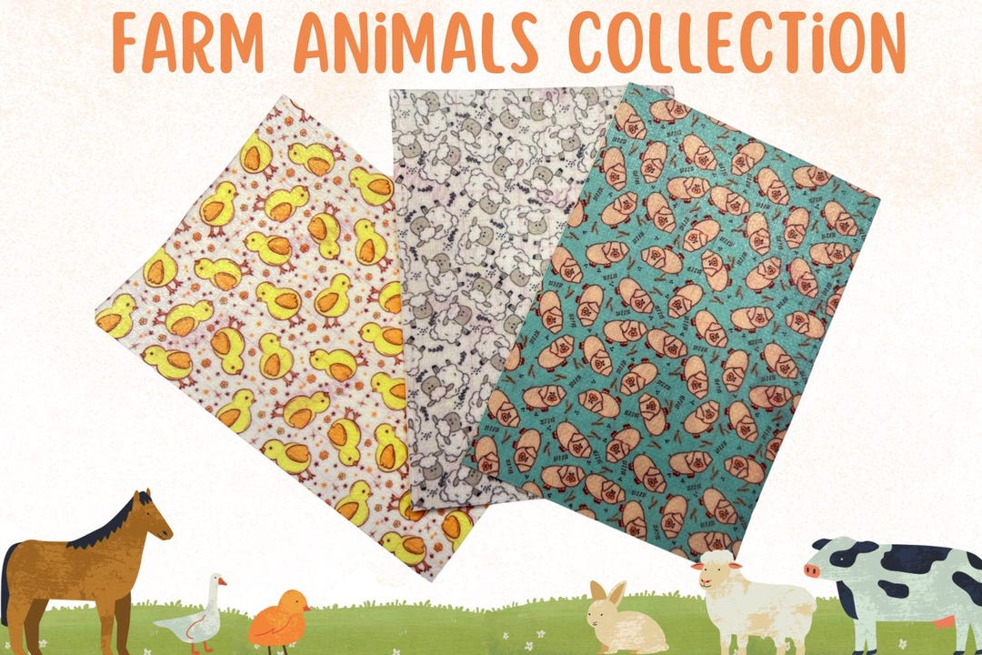 Farm Animals Tubie Tape Collection chicks, Sheep and Pigs, for Feeding ...