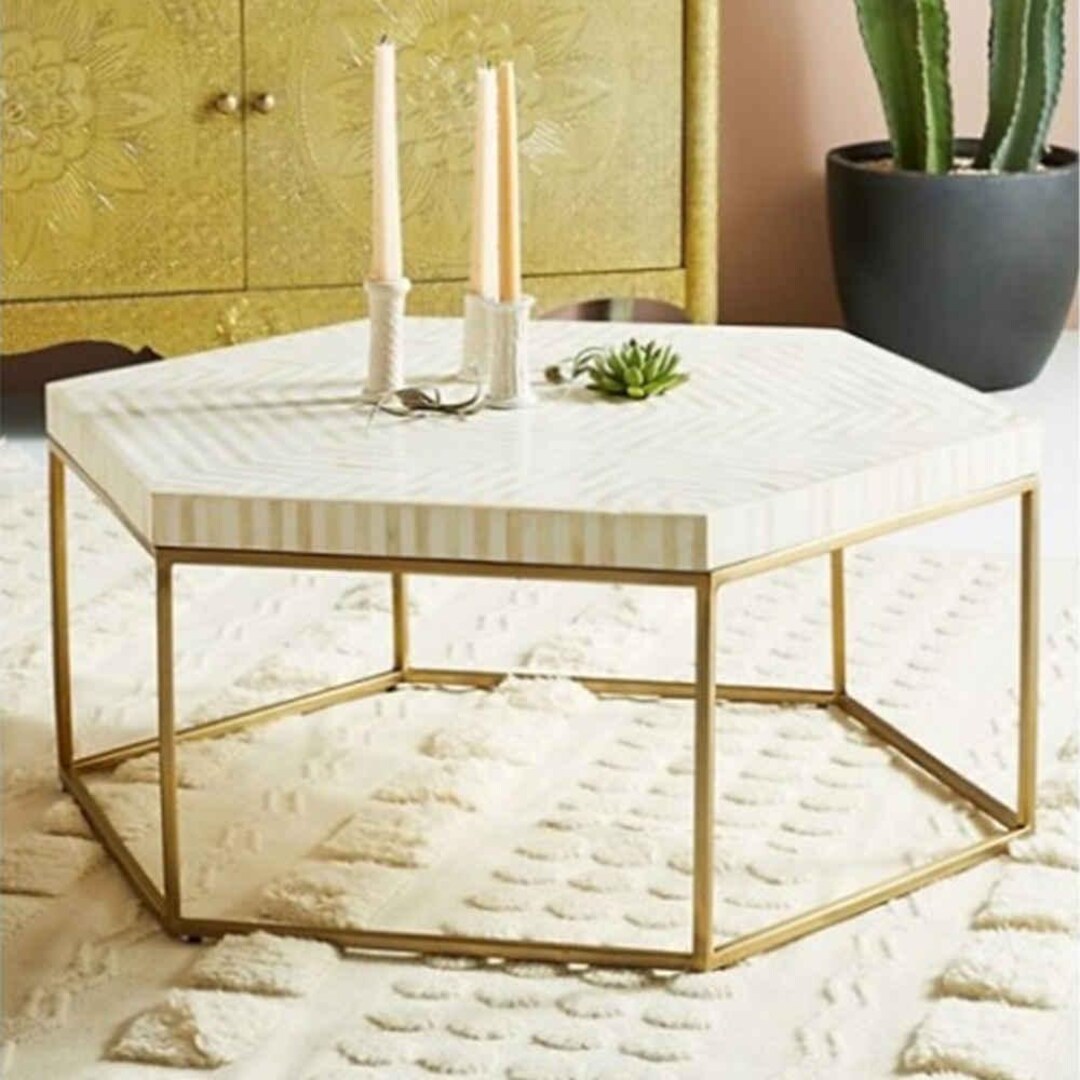 Aurora Elegance Hex Table - Etsy