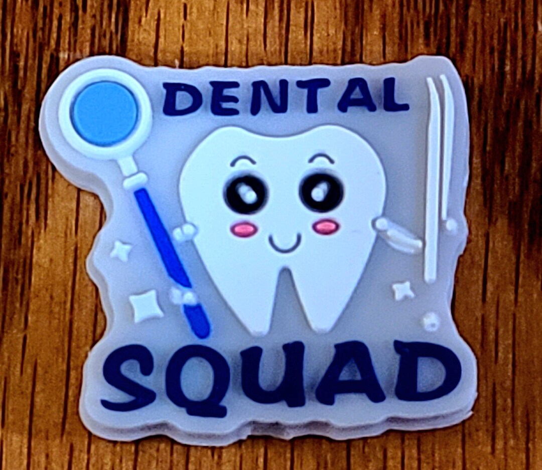 Dental Squad Tooth / Dentist Silicone Focal Bead - Etsy