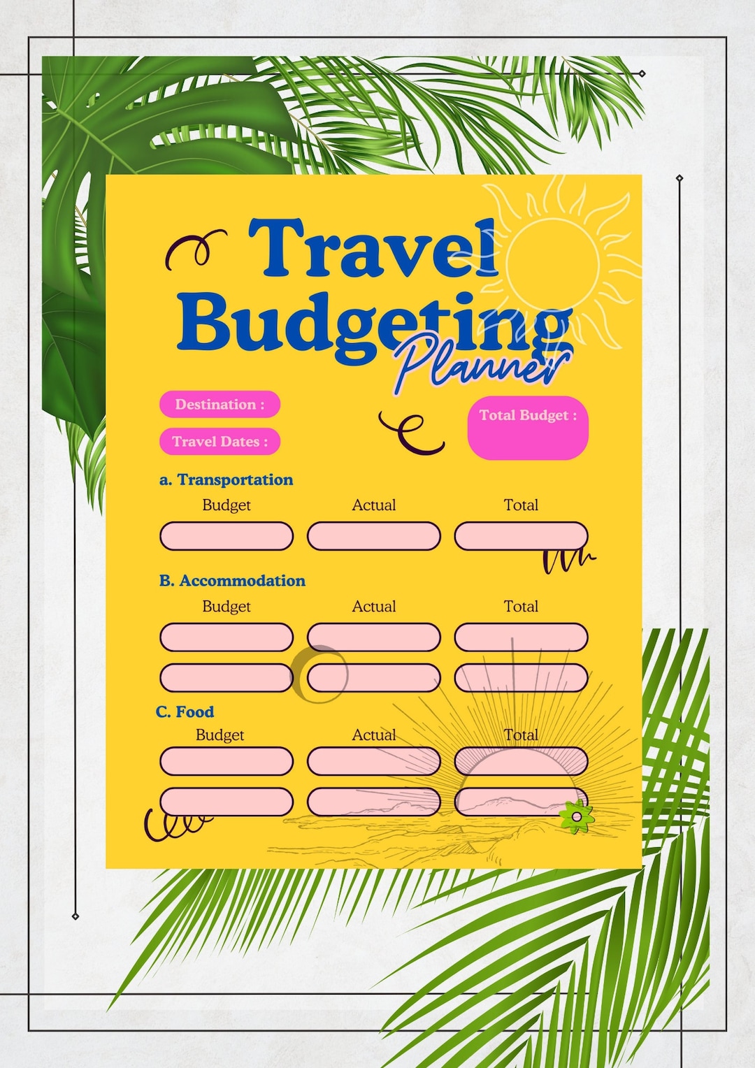 Vacation Budget Planner for That Dream Vacation You've Been Planning ...