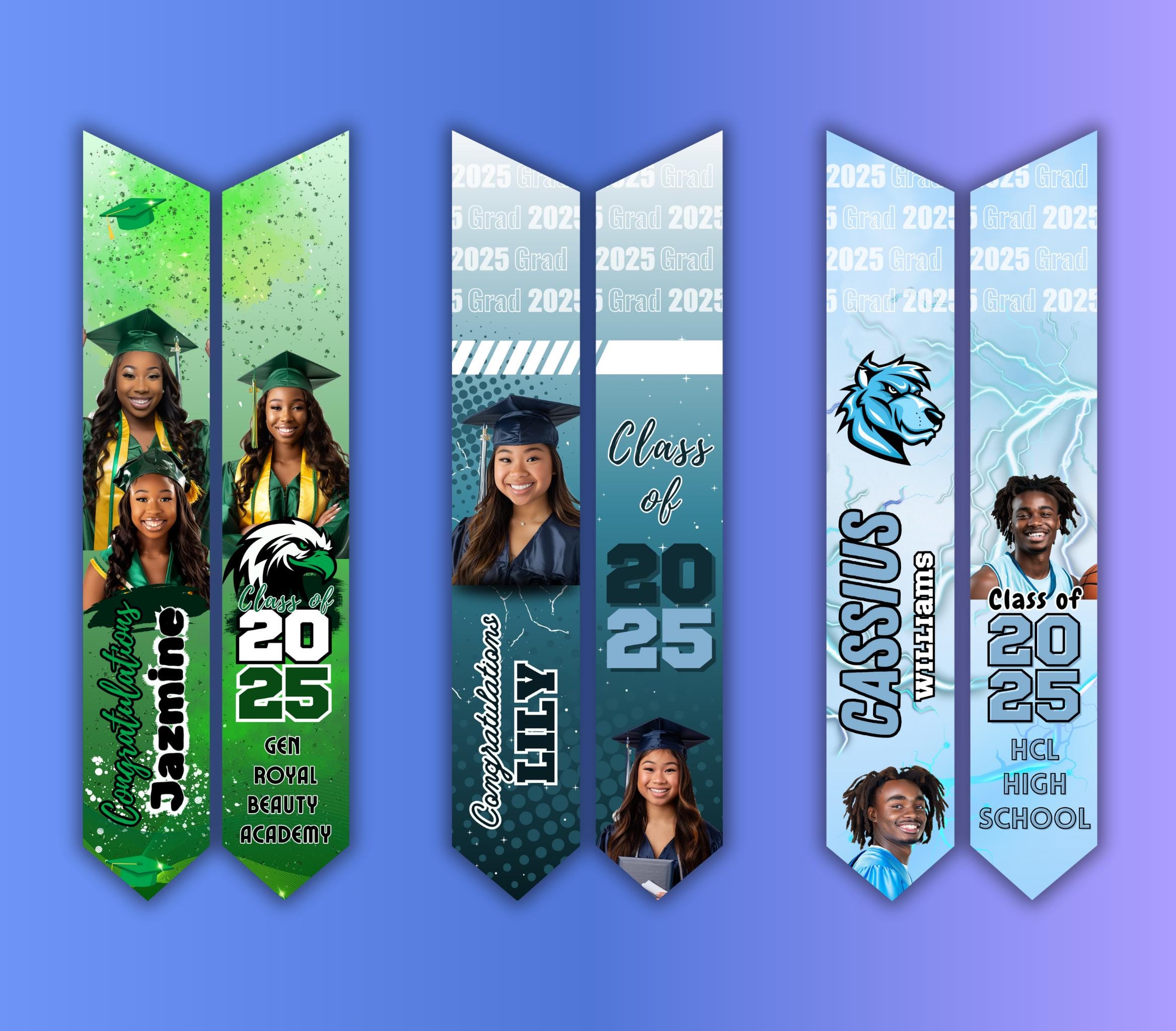 Custom Stole Design PNG for Graduation Stole Sublimation 2025 ...