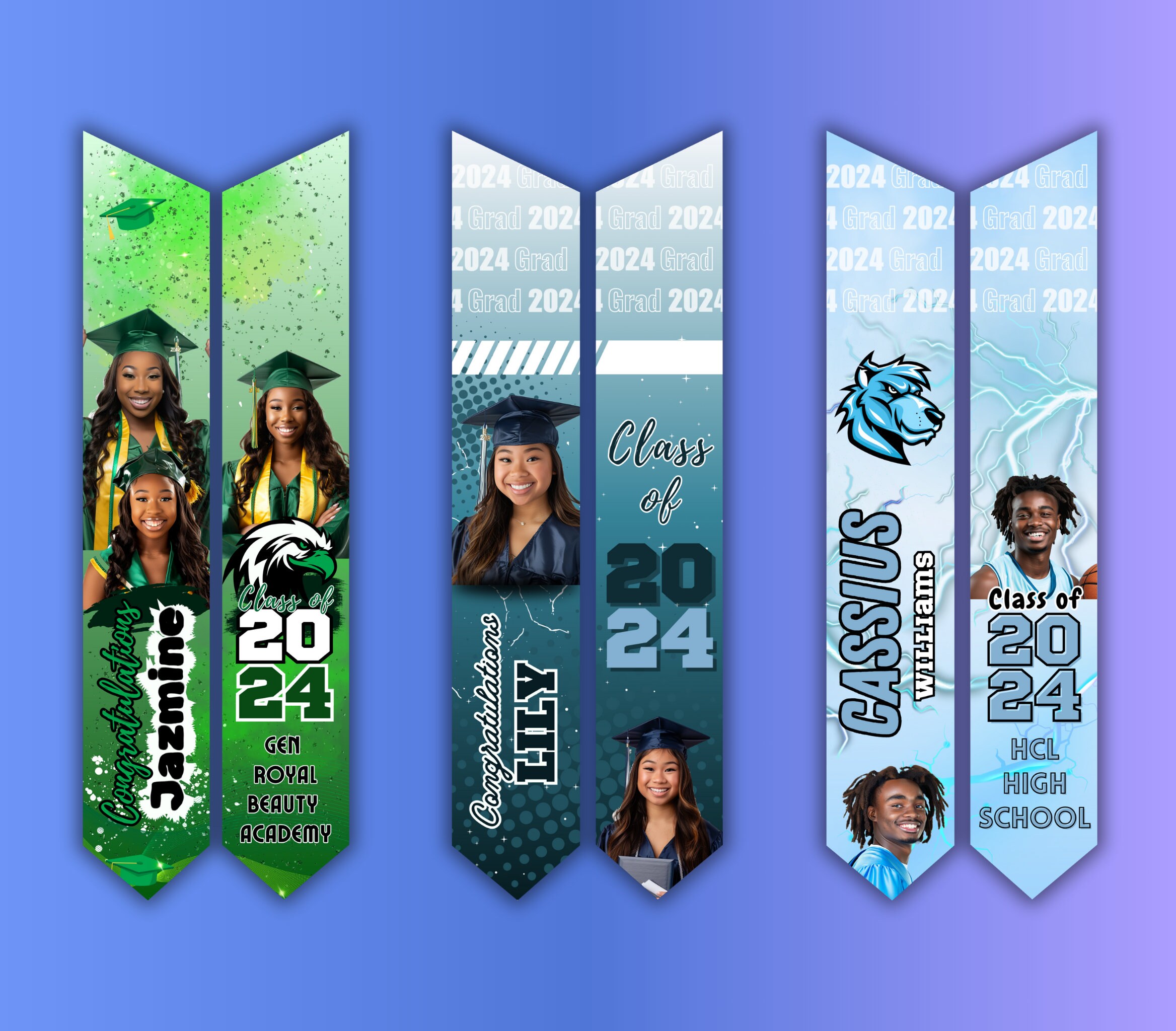 Custom Stole Design PNG for Graduation Stole Sublimation 2024 ...