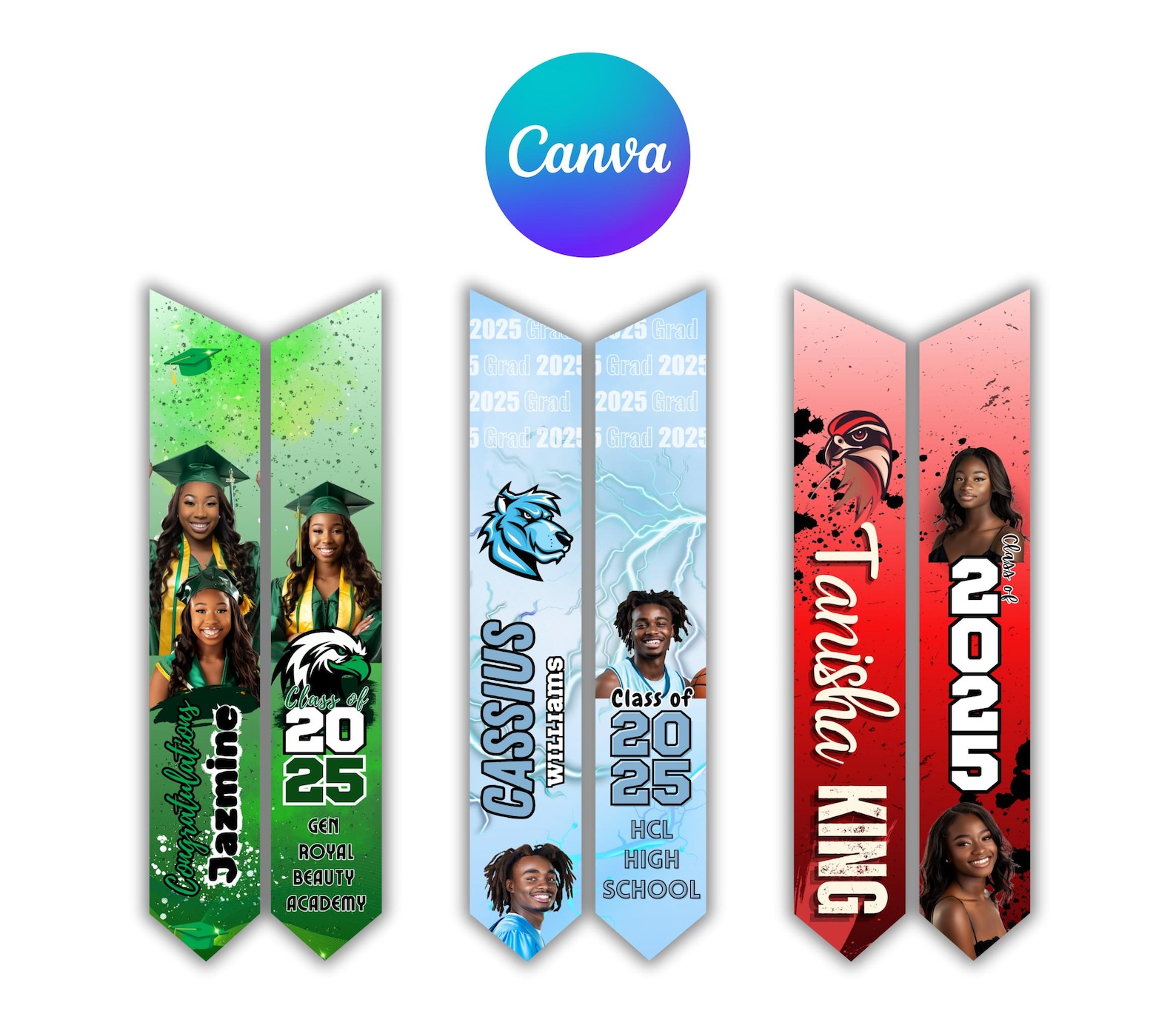 Graduation Stole Template Design Bundle for Graduation Stole ...