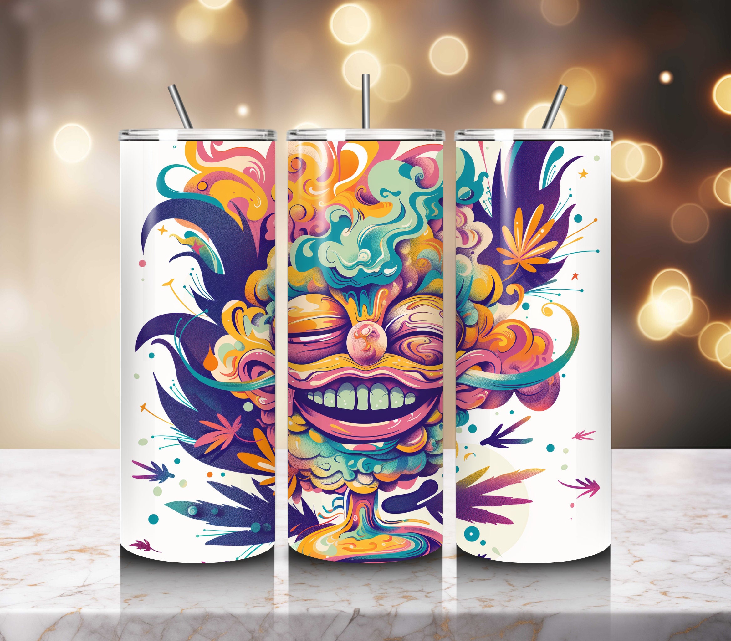 Weed Tumbler Wrap Bundle 20oz Tumbler Weed Sublimation Designs ...