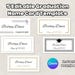 5 Editable Graduation Name Card Template Bundle Printable Class 2025 ...