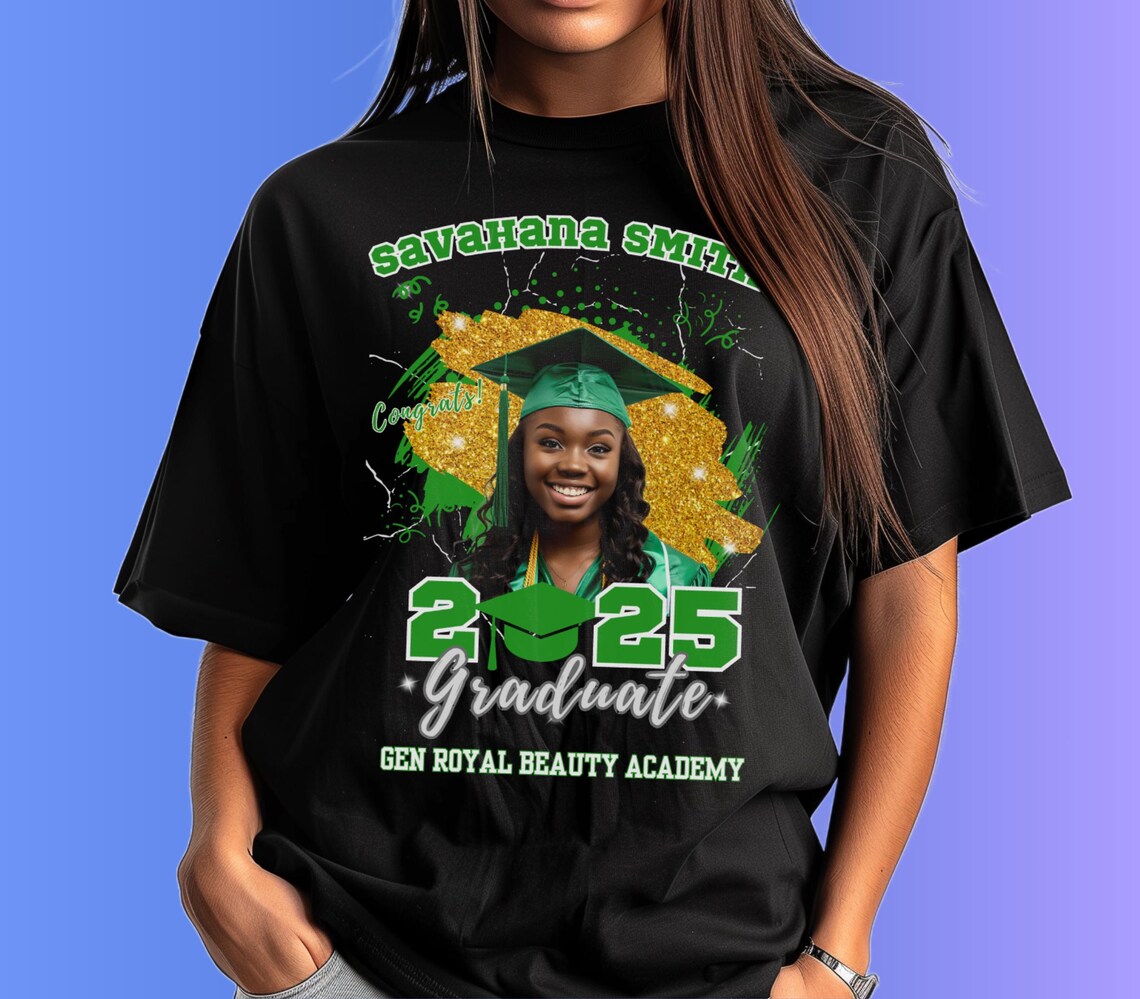 Canva Custom Shirt Design PNG for Shirts Sublimation 2025 Graduation ...