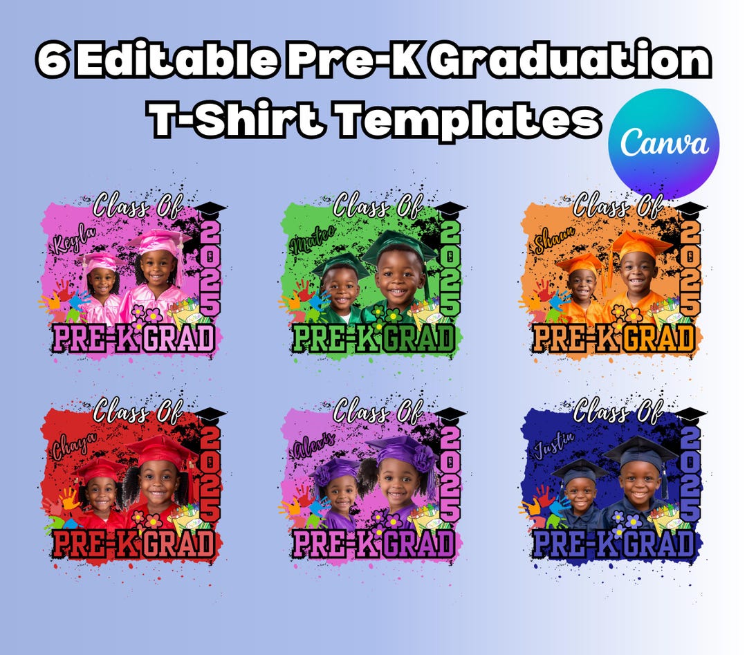 Pre-k Graduation Shirt Template for Sublimation 2025 Pre-k Graduation ...