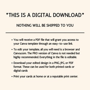 5 Editable Graduation Name Card Canva Template Bundle Printable Class ...