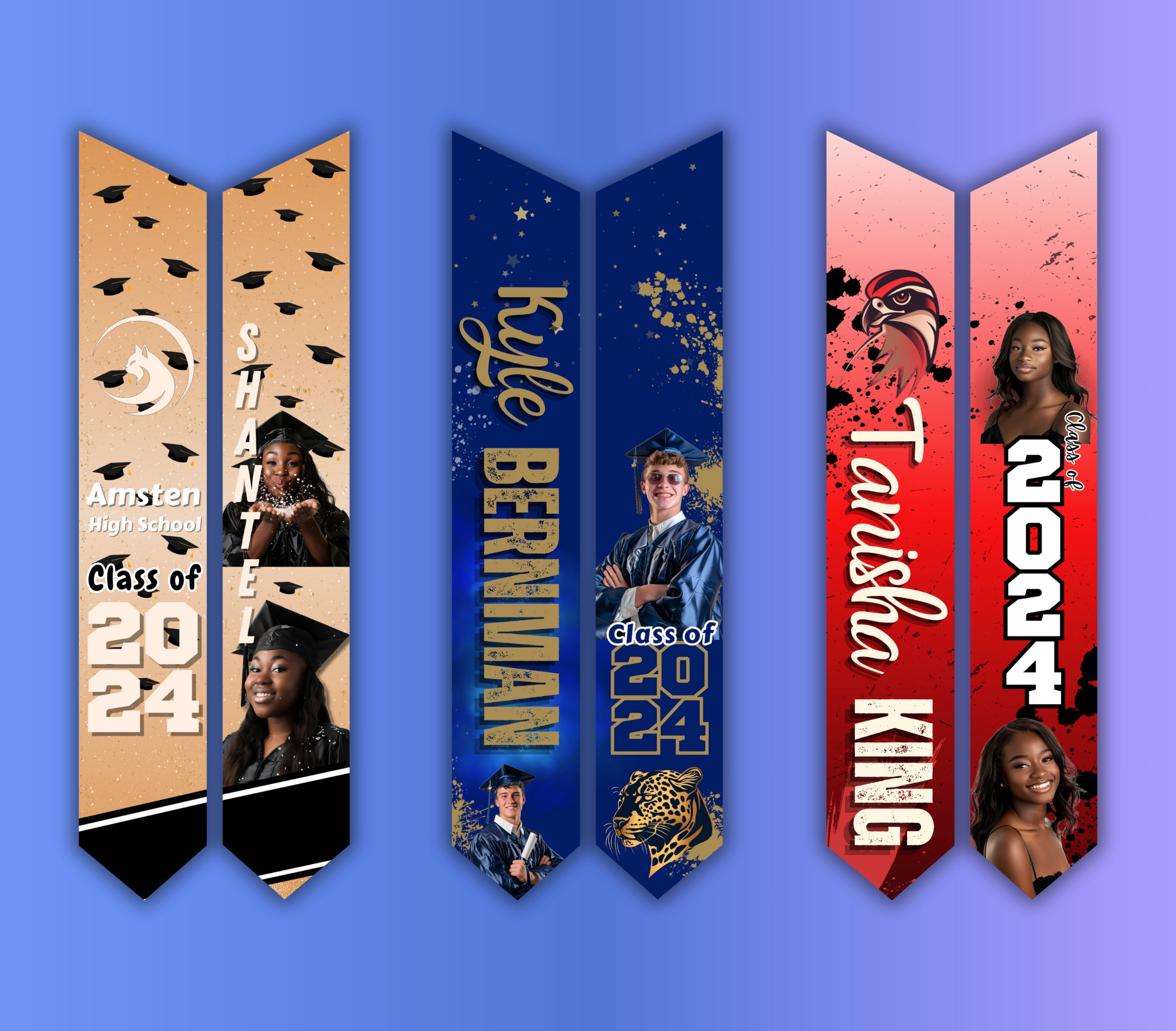 Custom Stole Design PNG for Graduation Stole Sublimation 2025 ...