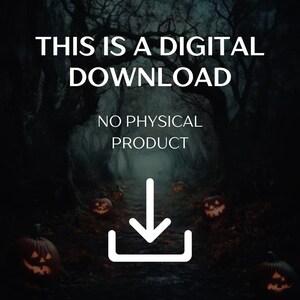 Editable Halloween Party Invitation Canva Template Instant Download ...