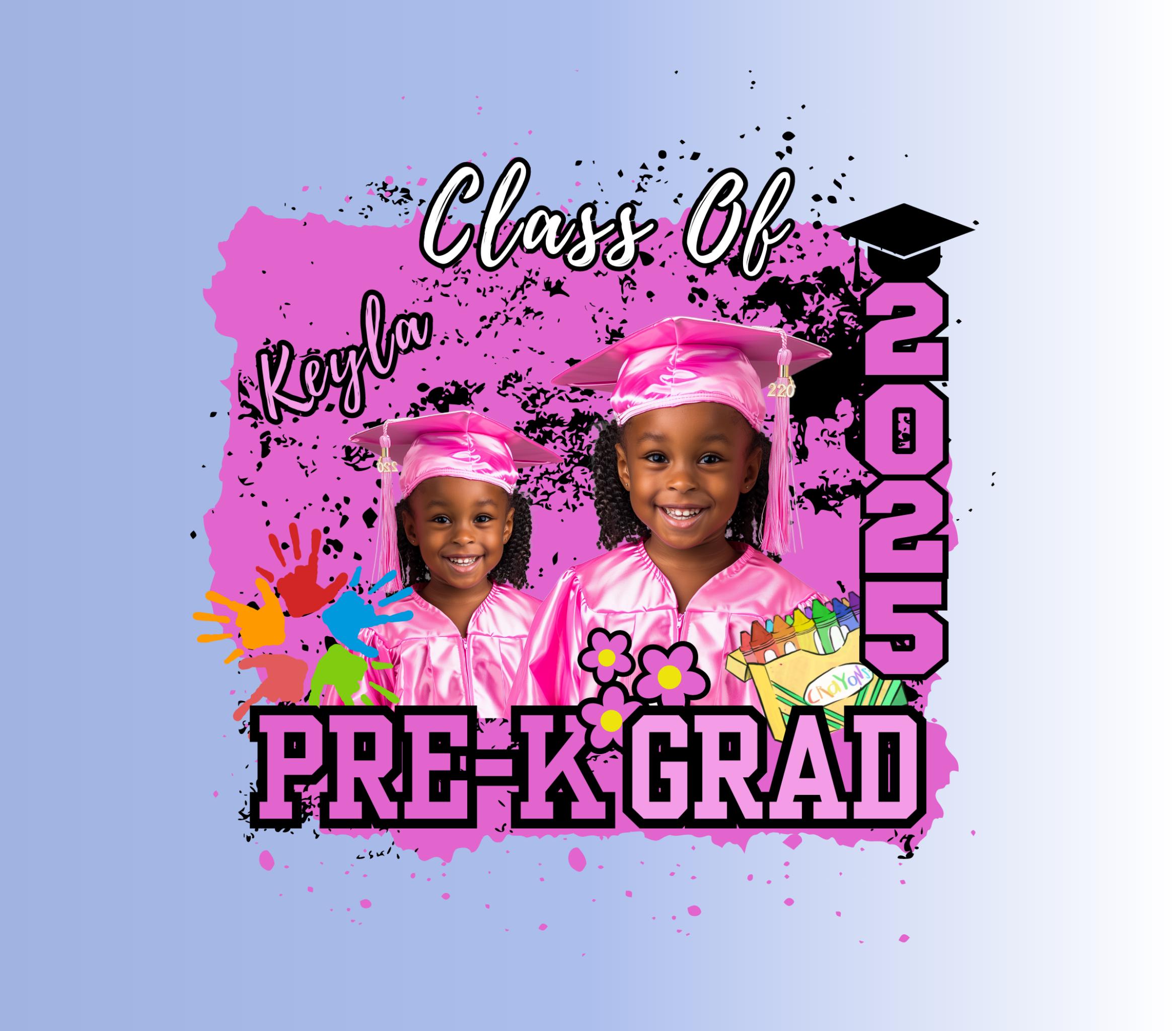 Pre-k Graduation Shirt Template for Sublimation 2025 Pre-k Graduation ...