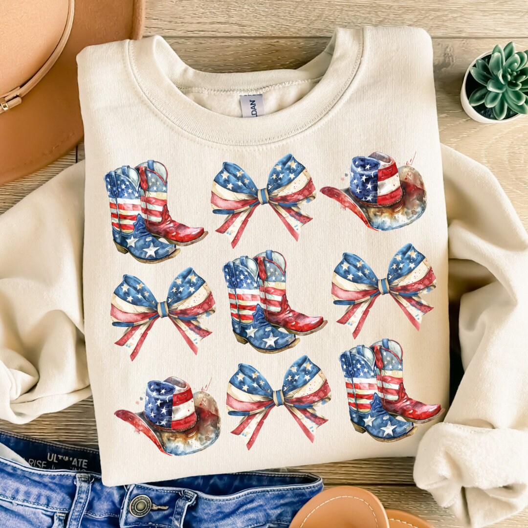 Coquette 4th of July PNG 4th of July PNG Fourth of July PNG Western 4th ...