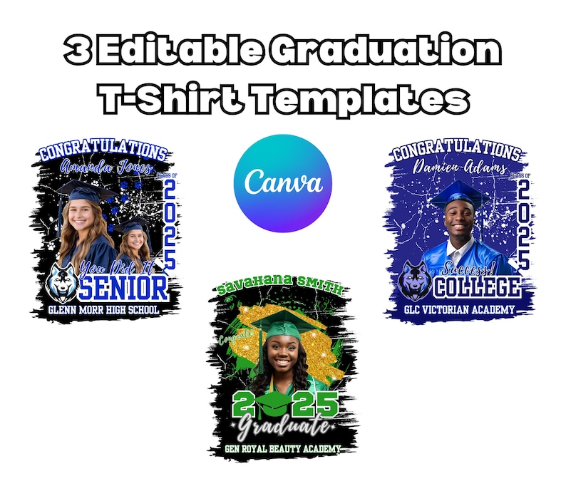 Class of 2025 Custom Shirt Design PNG for Shirts Sublimation 2025 ...